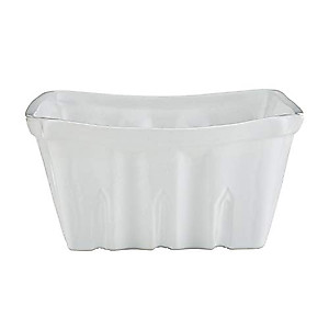 47th & Main Porcelain Berry Basket, Large, White