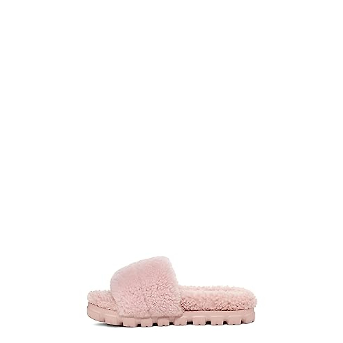 UGG Women's Cozetta Curly Slipper, Rose Grey, 8
