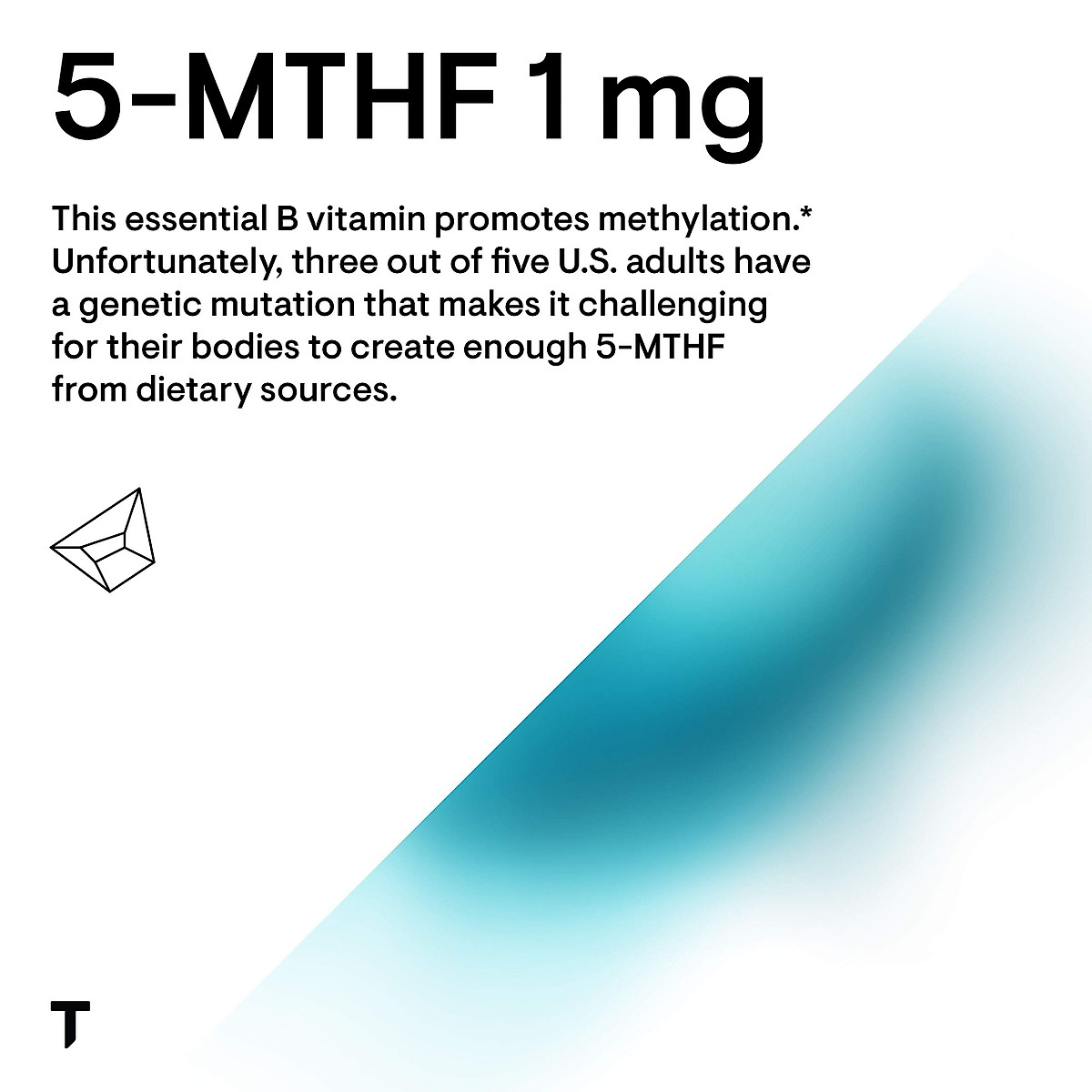 THORNE 5-MTHF - Methylfolate (Active B9 Folate) Supplement - Supports Cardiovascular Health, Fetal Development, Nerve Health, Methylation, and Homocysteine Levels - 60 Capsules - 5-MTHF 1mg