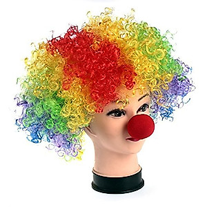 12Pcs Red Foam Clown Noses for Party Halloween Costume Supplies