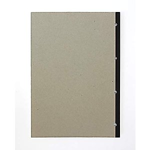 Silvine 160 Page A4 Refill Pad, Side Bound and Punched 4 Holes. Ruled 8mm Feint with Margin. Ref A4SRPFM