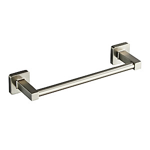 Bathroom Wall Mounted Towel Rack, Towel Bar with Stainless Rack and Hand Towel Holder, Shower and Bath Towel Racks for Bathroom Wall(Brushed Nickel, 12 Inch)…