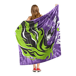 Northwest Villains Silk Touch Throw Blanket, 50" x 60", Maleficent Mayhem