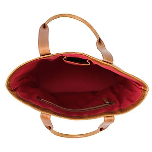 Rawlings Baseball Stitch Large Tote Tan