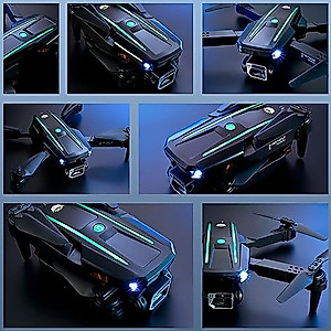 RKSTD RC Drone With HD Camera For Adults And Kids - Foldable FPV Remote RC Drone, Altitude Fixed, One Button Start/Land, 3D Flip, Obstacle Avoidance Function, Holiday Gift