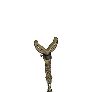 Allen Company The Shocker Tom Taker Click-Stix Shooting Stick by Allen, Collapsible Hunting Monopod, 36 inches, Green (21927)