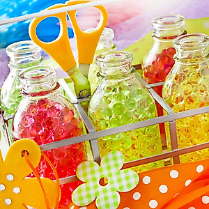 Hicarer 10000 Pieces Vase Filler Beads Gems Growing Crystal Pearls Wedding Centerpiece Decoration(Green)