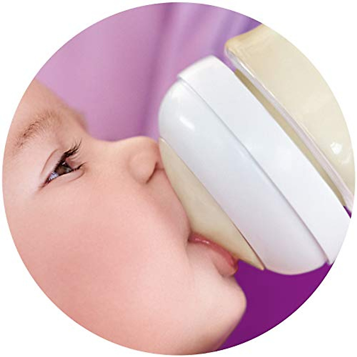 Philips Avent Natural Baby Bottle Slow Flow Nipple, 1M+, 4pk, Flow 2, SCF652/43