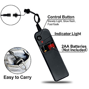 Halloween LED Mask Light Up Mask Glow in The Dark Cosplay EL Wire Halloween Festival Party Supplies for Adults (blue)