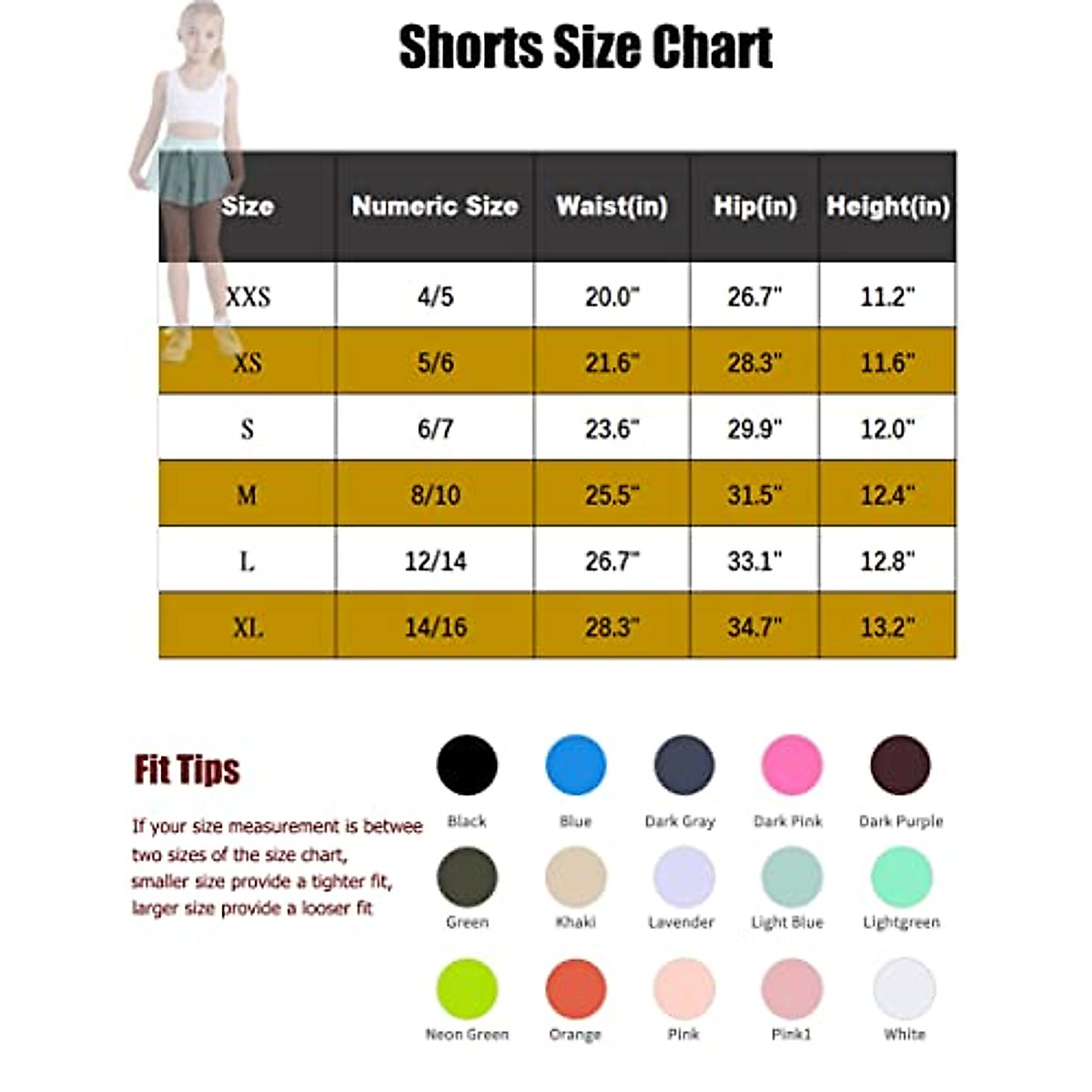 3 Pack Butterfly Flowy Shorts Skirts for Girls Tennis Cheer Stuff Athletic Preppy Running Sports Skirt for Teen Girls（Black, White, Rose red, M