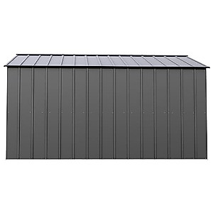 Arrow Classic Metal Shed, 14 x 12, Charcoal