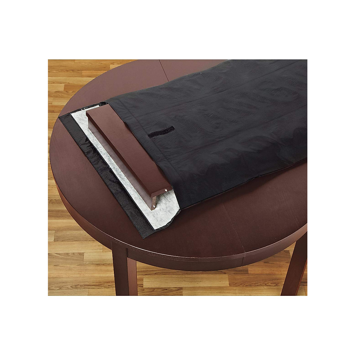 LAMINET Premium Heavy Duty Table Leaf Storage Bag water , scratch resistant. Extra Thick waterproof exterior heavy duty flannel backing. Store Your Table Leaves safely. Holds Leaves up to 26" wide.