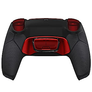 HEXGAMING ULTIMATE Controller 4 Back Buttons & Interchangeable Thumbsticks & Hair Triggers Compatible with ps5 FPS Gamepad - Black Red