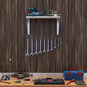 Express KitchQuip NSF Certified 18 Gauge Heavy Duty Stainless Steel Wall Shelf with Brackets for Kitchens, Utility Rooms, Storage, Offices & Home (24"x18")