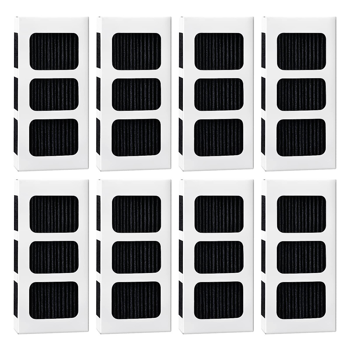 KEEPOW Paultra2 Refrigerator Air Filter Replacement for Frigidaire Gallery Pure Air Ultra II, Electrolux 242047805, 5303918847, EAP12364179, Pure Air II (8 Pack)