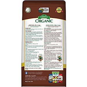 Espoma Organic Plant-Tone 5-3-3 Natural & Organic All Purpose Plant Food; 4 lb. Bag; The Original Organic Fertilizer for All Flowers, Vegetables, Trees, and Shrubs. - Pack of 2