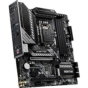 MSI MAG B460M Mortar Gaming Motherboard (mATX, 10th Gen Intel Core, LGA 1200 Socket, DDR4, CFX, Dual M.2 Slots, USB 3.2 Gen 1, 2.5G LAN, DP/HDMI)