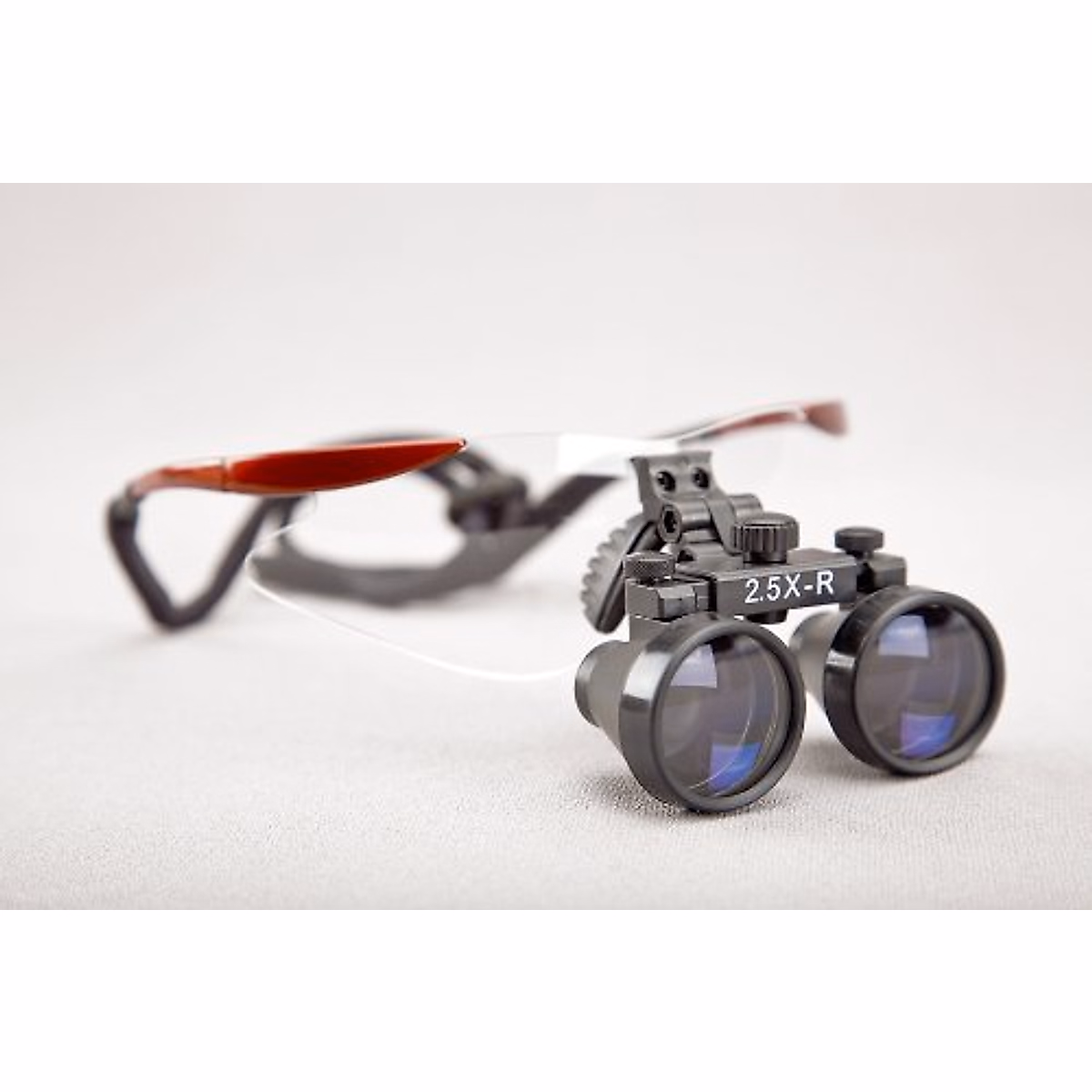 Smedent Dental Surgicial Loupe Loupes 2.5X Magnification 16.5" (420mm) Working Distance Burgundy Goggles