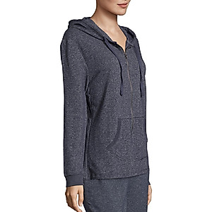 Hanes Women's Sweatshirt, French Terry Full-Zip Hoodie, Women's Hooded Jacket, Women's Zip Hoodie