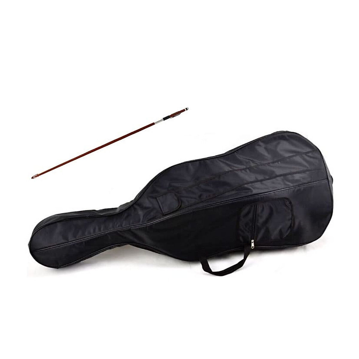 Vetimobato Acoustic Cello 4/4 Full Size Hand Made Professional Sound Nice Spruce Wood Top Maple Back Side Wood Ebony Wood Finger Board and Cello Pegs Steel Strings Cello with Bag & Bow (blue)