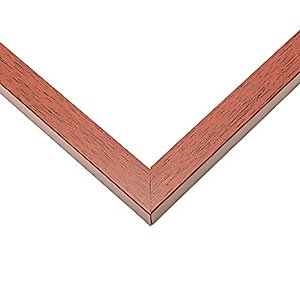 24x30 Frame Brown Red Cherry Wood Picture Frame Width 0.75 Inches | Interior Frame Depth 0.5 Inches | Cerise Collection | UV Acrylic, Foam Board Backing & Hanging Hardware Included
