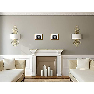 9x12 Natural Gallery Picture Frame with 6x8 Mat - Wide Molding - Includes Both Attached Hanging Hardware and Desktop Easel - Display Pictures 9x12 or 6x8 Inches - Family Photo Frames