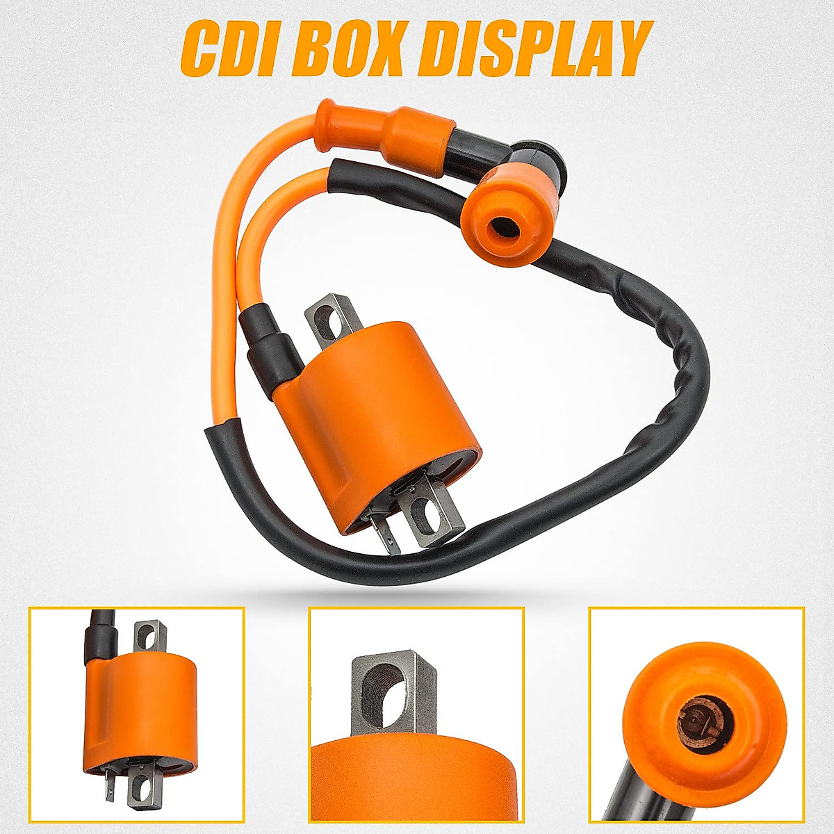 Tepeng Ignition Coil, Output Stator Regulator Compatible with Yamaha Blaster YFS200 1997 1998 1999 2000 2001 with Spark Plug CDI Box Replace 3JM-85560-00-00 3FL-85540-10-00 3KJ-82310-10-00