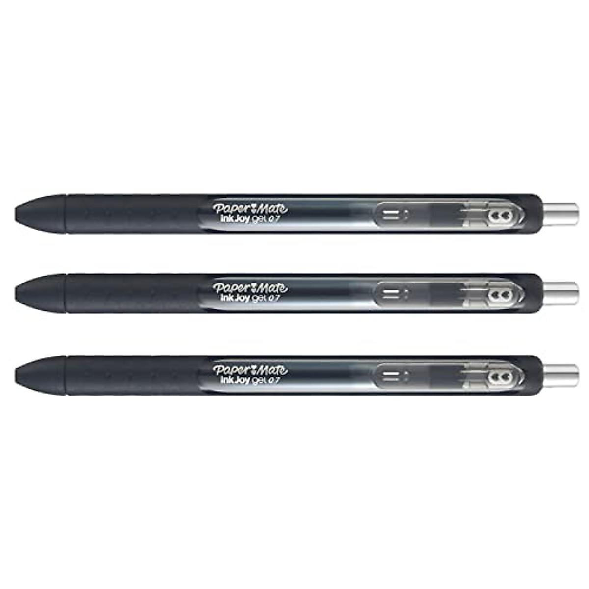 Paper Mate InkJoy Gel Pens, Medium Point, Black, 3 Count