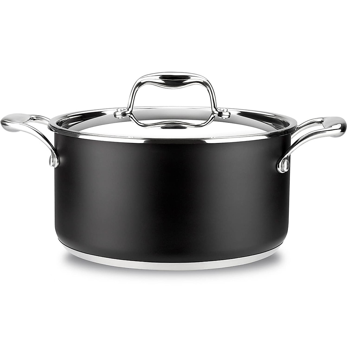 MAGEFESA Prisma – 9.4 inches stew pot, dutch oven with lid, made of 18/10 stainless steel, for all types of kitchens, INDUCTION, easy cleaning, dishwasher and oven safe up to 392ºF