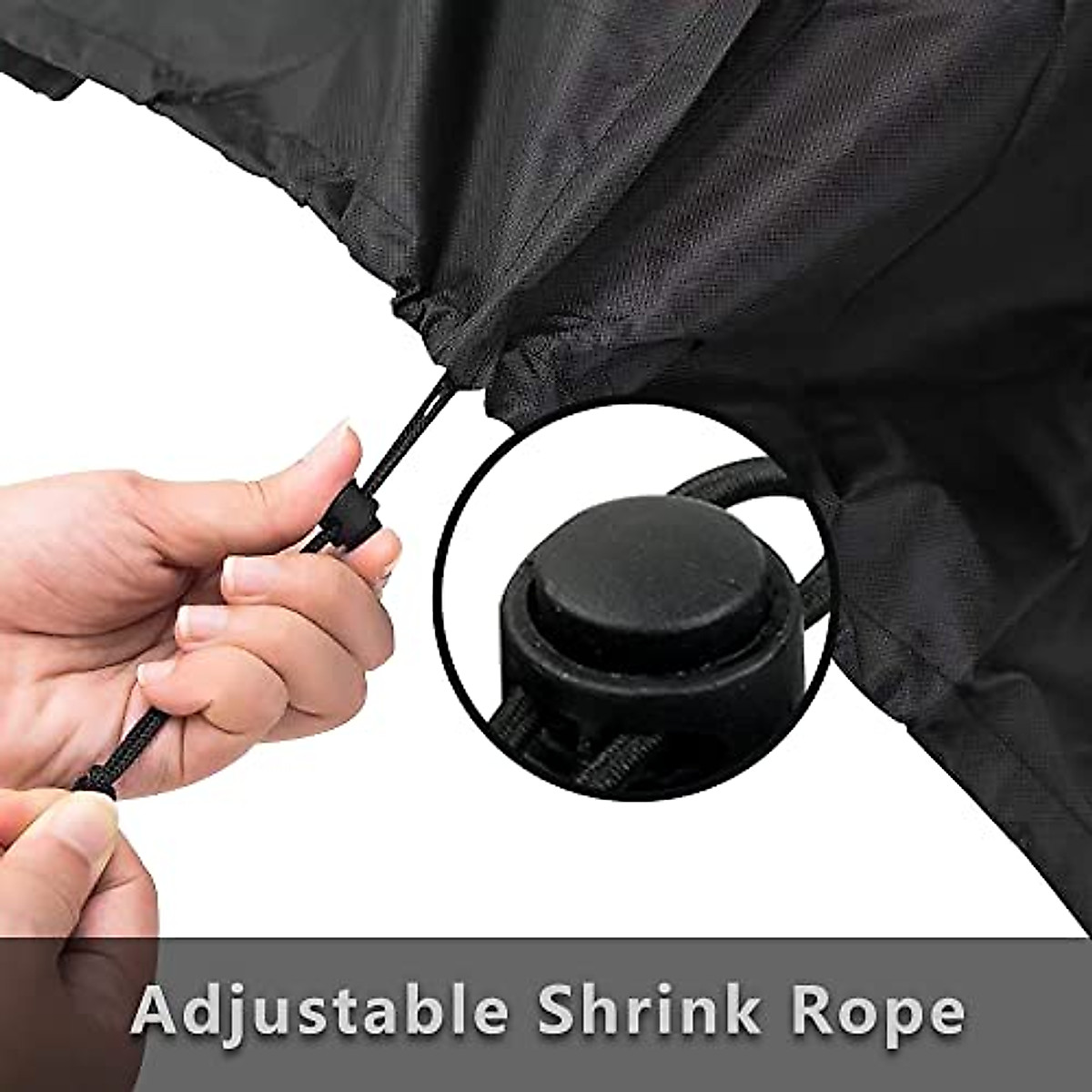 KENNEDICH Durable Rectangular Patio Furniture Covers, Waterproof Windproof Dustproof Patio Cover, Durable 210D UV Protection Outdoor Table Set Cover (95*64*39in)