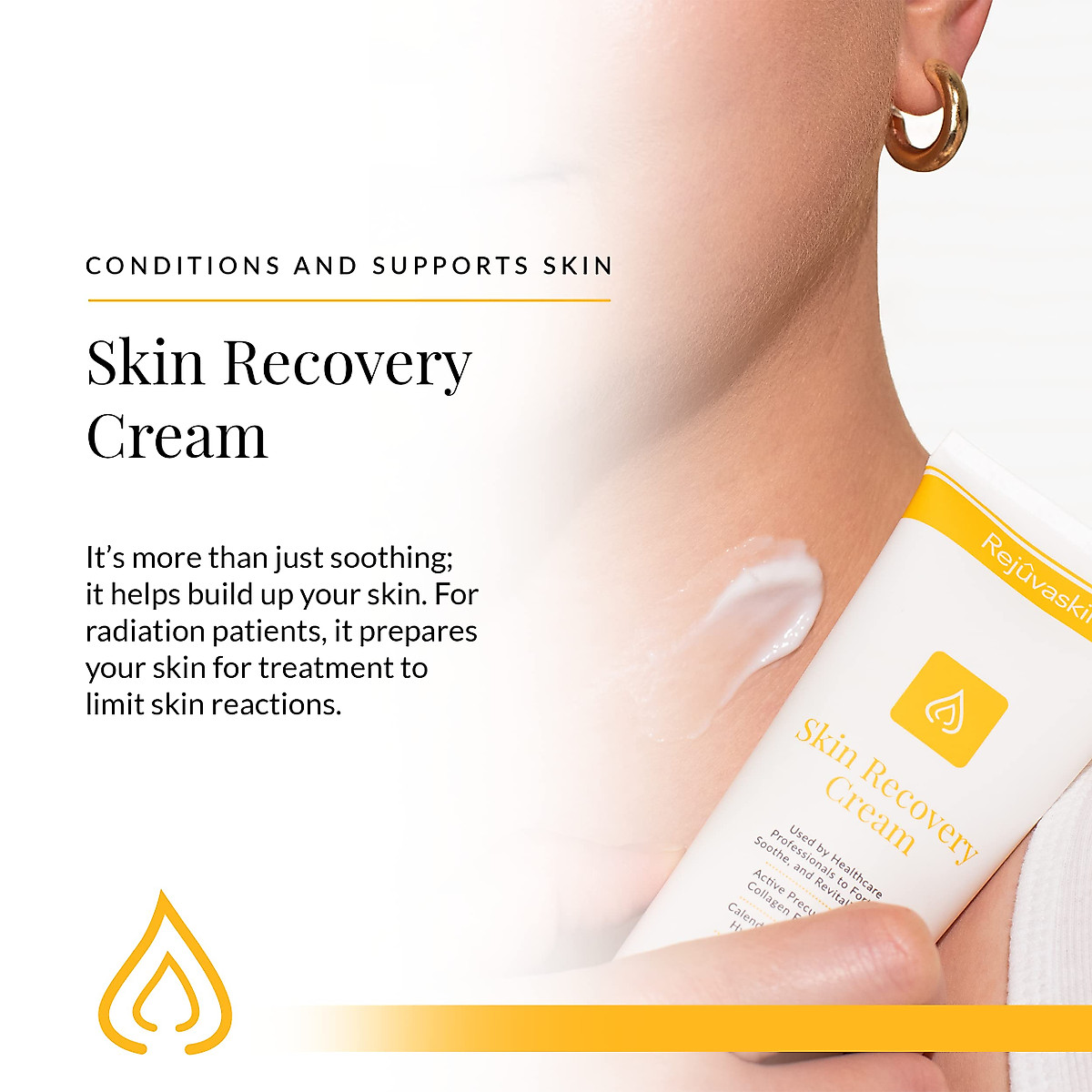 Rejuvaskin Skin Recovery Cream with Aloe Vera, Cooling Moisturizing Cream for Dry, Itchy & Sensitive Skin, 100 ml