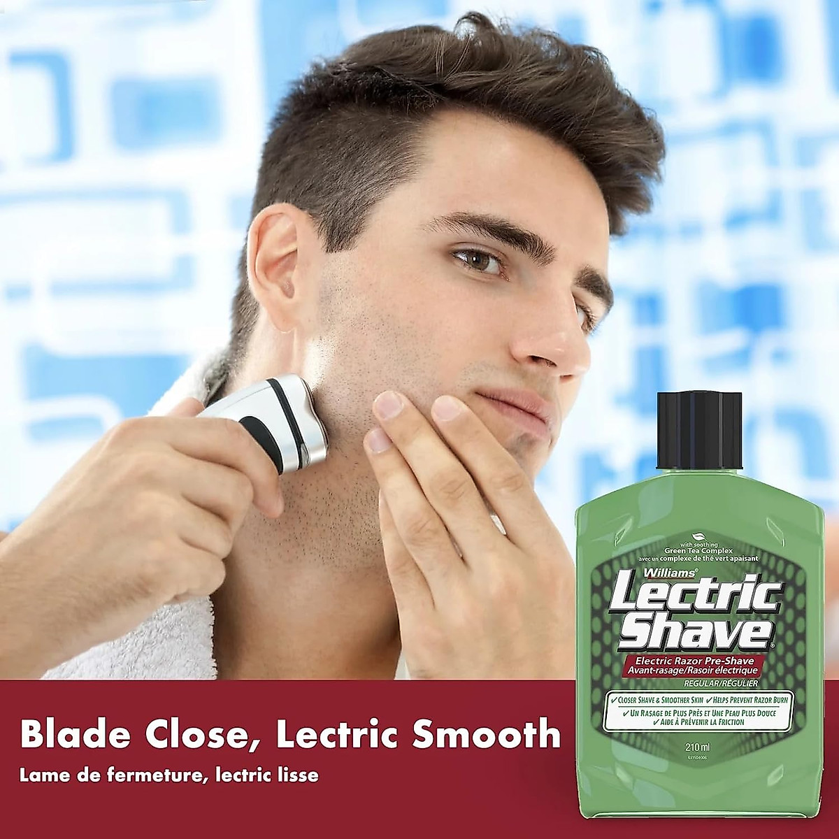 Williams Lectric Shave Lotion Regular - 7 Oz, Pack of 2 by Lectric Shave