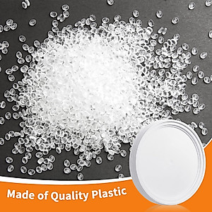 6 Pcs 5 Gallon Plastic Pail Lid 5 Gallon Bucket Lid for 3.5, 5, 6, and 7 Gal Buckets with 2 Plastic Bucket Lid Opener Industrial Can Opener for Home Industrial Use, Food Storage Container