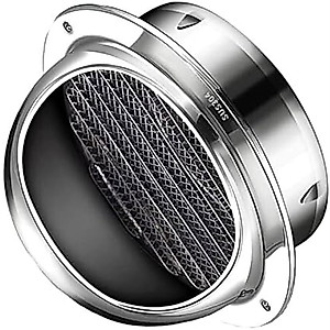 NANZU Louvered Grille Cover, Dryer Vent Cover, Louvered Vent Hood, 45° Slanted Blinds, It Can Be Used As Water Heater Outlet Cap, Roof Outlet Pipe Rain Cap, Chimney Flue Cap (Size : 150mm)