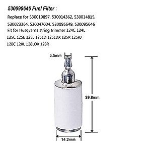 HPENP 16 Feet 4 Sizes Fuel Line Hose with Snap in Primer Bulb,Primer Pouland Bulb Fuel Filter Fit for Zama Stihl Poulan Weedeater Craftsman Husqvarna Trimmer Chainsaw Blower