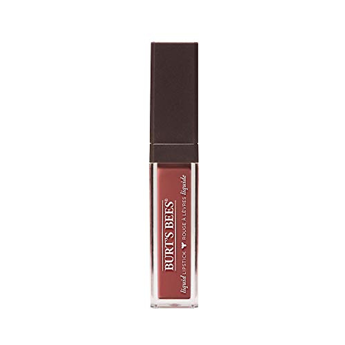 Burt's Bees 100% Natural Glossy Liquid Lipstick, Tidal Taupe, 1 Tube