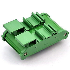 CZH-LABS DIN Rail Mount 2 Ports Passive RJ45 PoE Power Injection Board, Power Over Ethernet Injector Module.