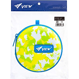 VIEW Swimming Gear Goggle Case (Lime Green/Yellow)