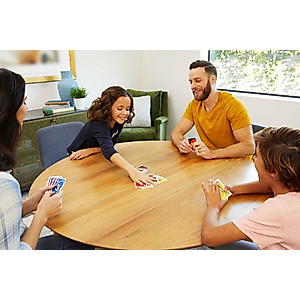 Mattel Games Set of 3 Games with UNO, Skip-Bo & DOS, Travel Games for Kids & Family Night with Storage Tin Box