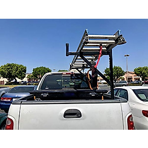 MaxxHaul 70233 Heavy Duty Ladder Rack. , Black