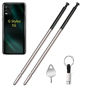 for Moto G Stylus 5G Stylus Pen Replacement, Part Touch Stylus Pen for Motorola Moto G Stylus 5G 2021 XT2131 All Verison Touch Pen with Eject Pin (2PCS Black)