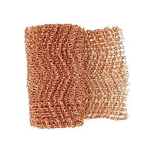 Copper Mesh,Pure Copper Wire Mesh, Hole and Gap Filler, Sturdy and Durable, Suitable for Gardens and Houses, Size 3.8" x 40"（1 Roll)