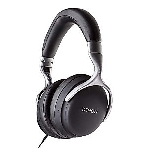 Denon AH-GC25W Premium Wireless Headphones with aptX Bluetooth | Hi-Res Audio Quality | Up to 30 Hours of Wireless Use | Designed for Comfort | Battery-Saving Auto-Standby Mode | Black (AHGC25WBK)