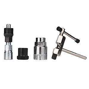Toxz 4PCS Mountain Bike Repair Tool Kit Bicycle Tools,Remove The Flywheel/Chain Cutter Breaker/Axis Tool/Crank Puller Removal Repair Tool/Bicycle Bottom Bracket Remove Tool