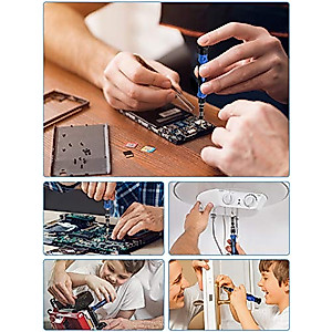 STREBITO Precision Screwdriver Sets 124 in 1 Magnetic Repair Kit with 110 Bits Electronics Tool Kit for Computer, PC, iPhone, Laptop, Cell Phone, MacBook, PS4, Nintendo, Xbox, Game Controller(Blue)