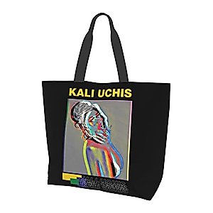 Kali Uchis Tote Bag Women'S Large Capacity Shopping Shoulder Bag Travel Beach Bag With Lining