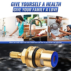 Kitchen Faucet Cartridge Replacement Parts for Hansgrohe 94008000, Cold Flow Right Side Installation Suitable for Shower Valve Cartridge (94008000)