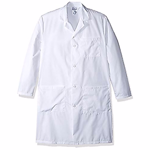 Fashion Seal Healthcare unisex adult Lab Coat Blazer, White, Small US