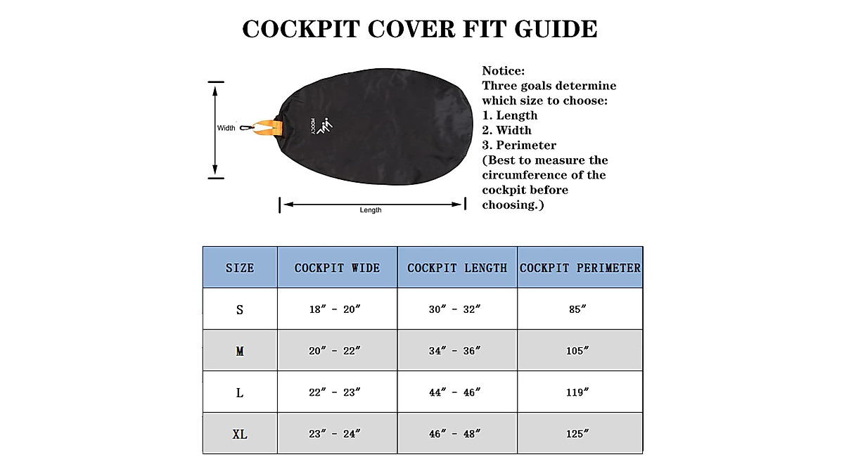 Universal Kayak Cockpit Covers - Waterproof & Durable Seal