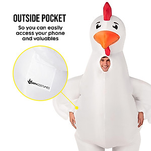 Morph Inflatable Chicken Costume - Blow Up Adult Chicken Suit